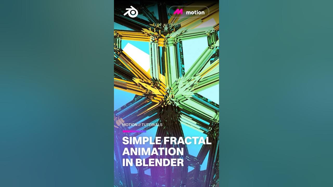 Simple Way to Create a Complex Fractal Animation in Blender! #animation #blender3d #tutorial ...