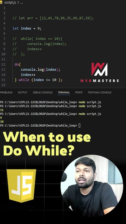 When to use Do while? #javascript #coding #codelife #programminglanguage #placementservices ...