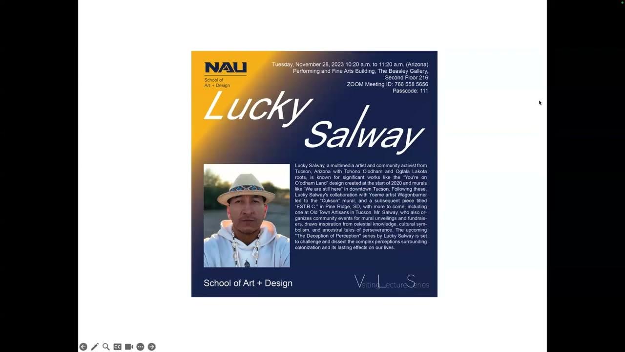 NAU School of Art + Design Visiting Lecture Series with Lucky Salway - YouTube