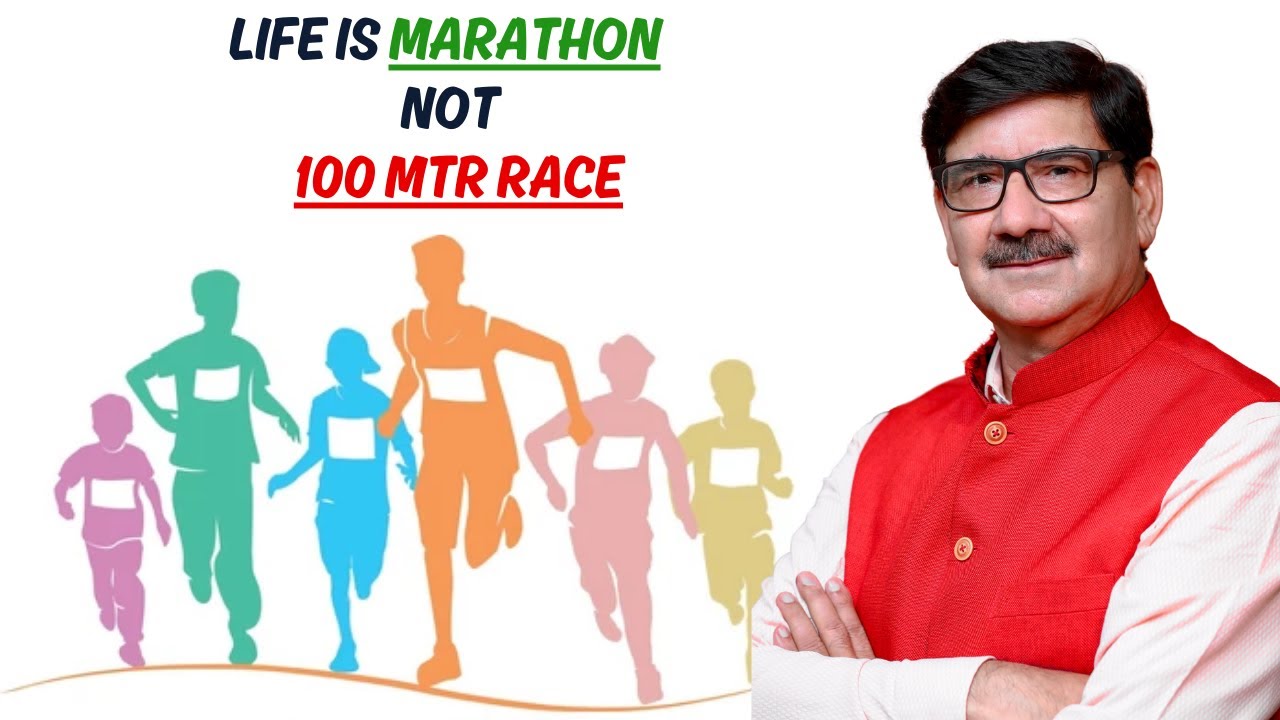 Life Is Marathon, Not 100 Meters Race - YouTube