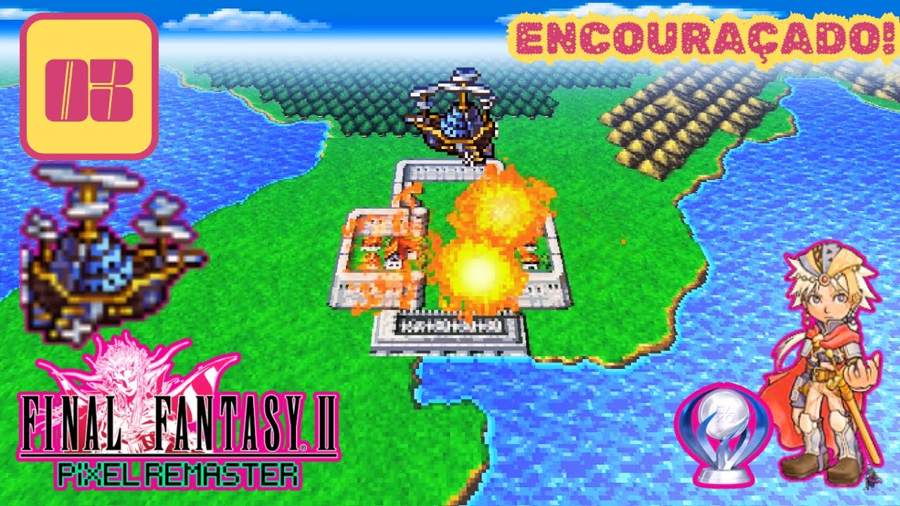 Final Fantasy II (Pixel Remaster)#03 - Cataratas de Semitt, Bafsk e ...