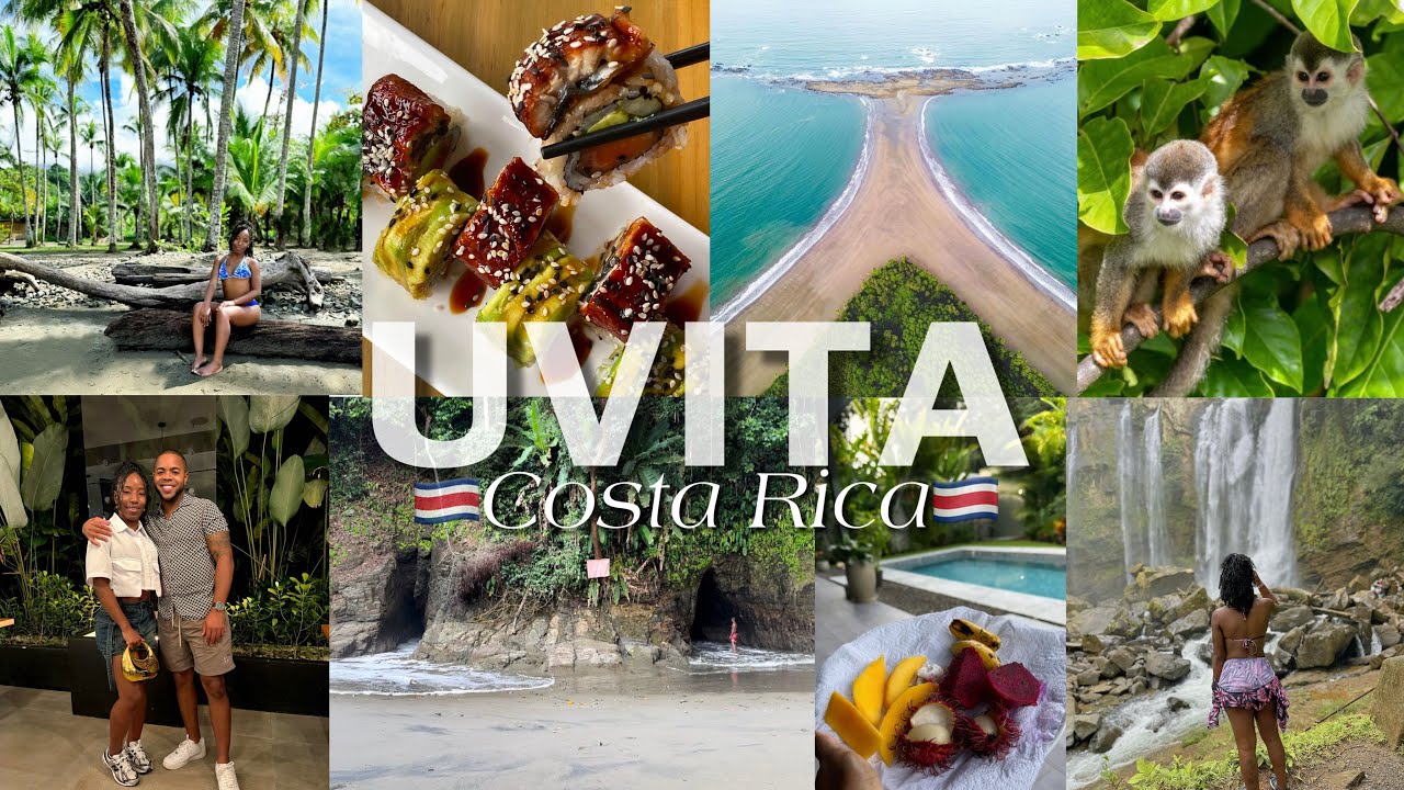 COSTA RICA TRAVEL VLOG 2024 | UVITA TO QUEPOS | Sea Caves, Beaches ...