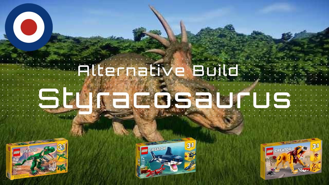Styracosaurus alternative build from LEGO Creator 31058、31088、31112 ...