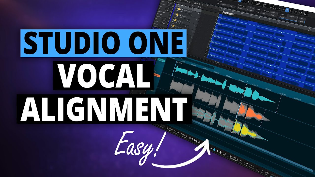 Aligning Vocals in Studio One (Manual + VocAlign Project 5) - YouTube