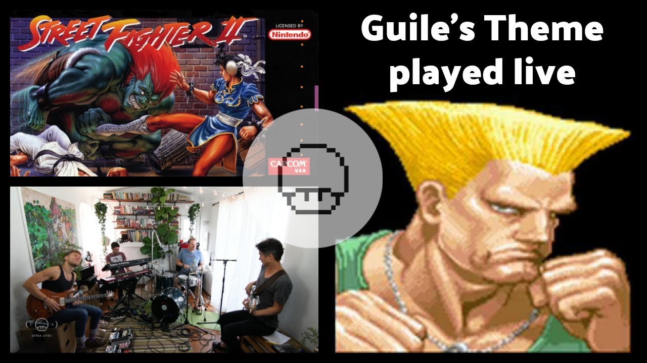 Street Fighter II - Guile Stage (WRECK-IT RALPH) | Live Cover by EXTRA ...