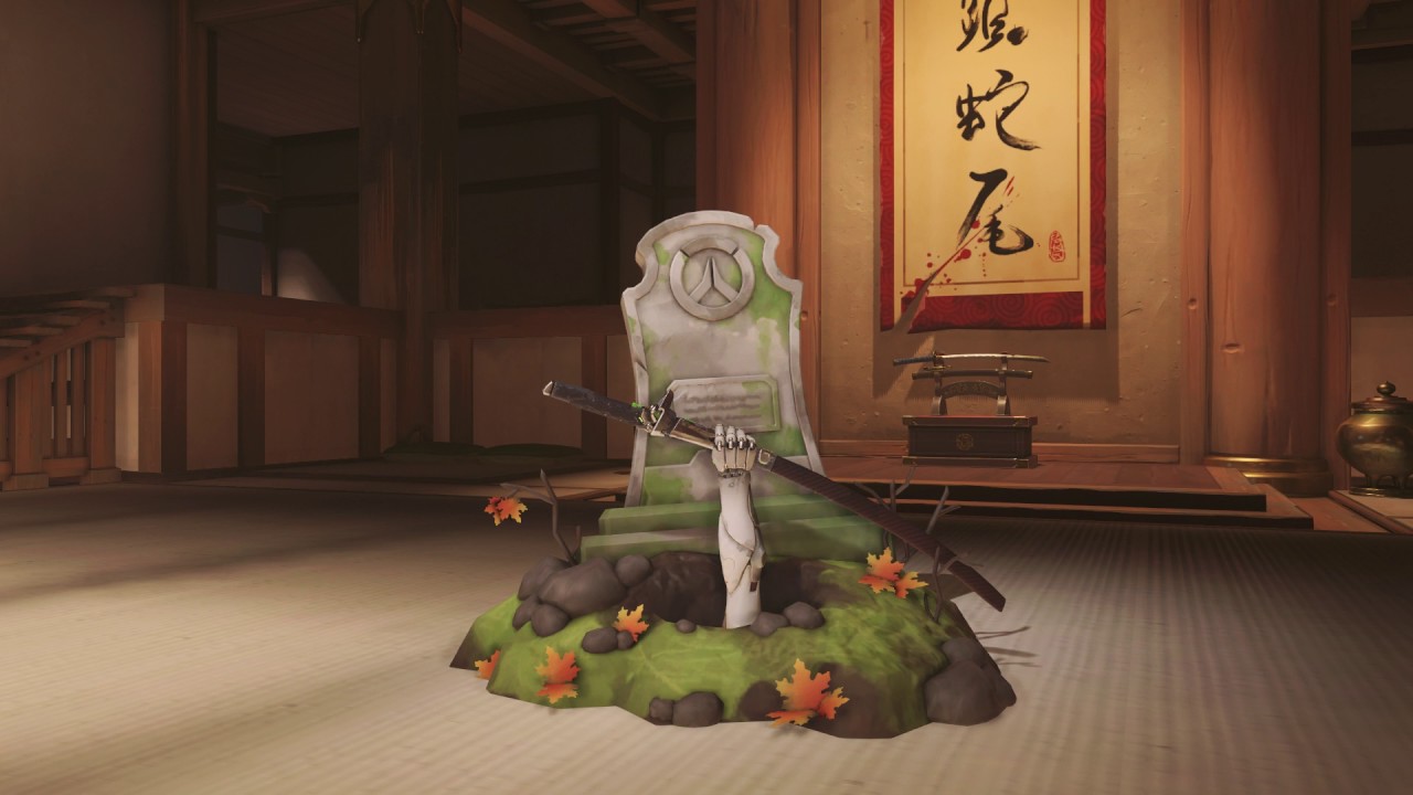 RAW VIDEO | OVERWATCH | GENJI | CLASSIC | RIP | VICTORY POSE | HANAMURA ...