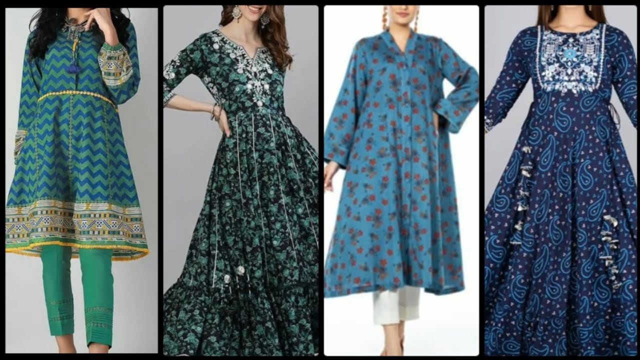 Frock Designs | Summer Frock Designs | Easy To Wear Dress Designs - YouTube