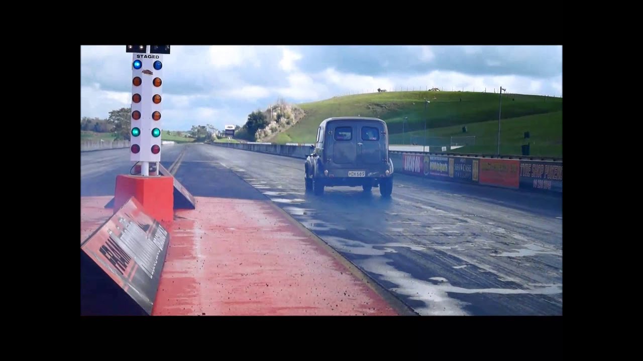 Holden V6-powered Morris Minor panel van - YouTube