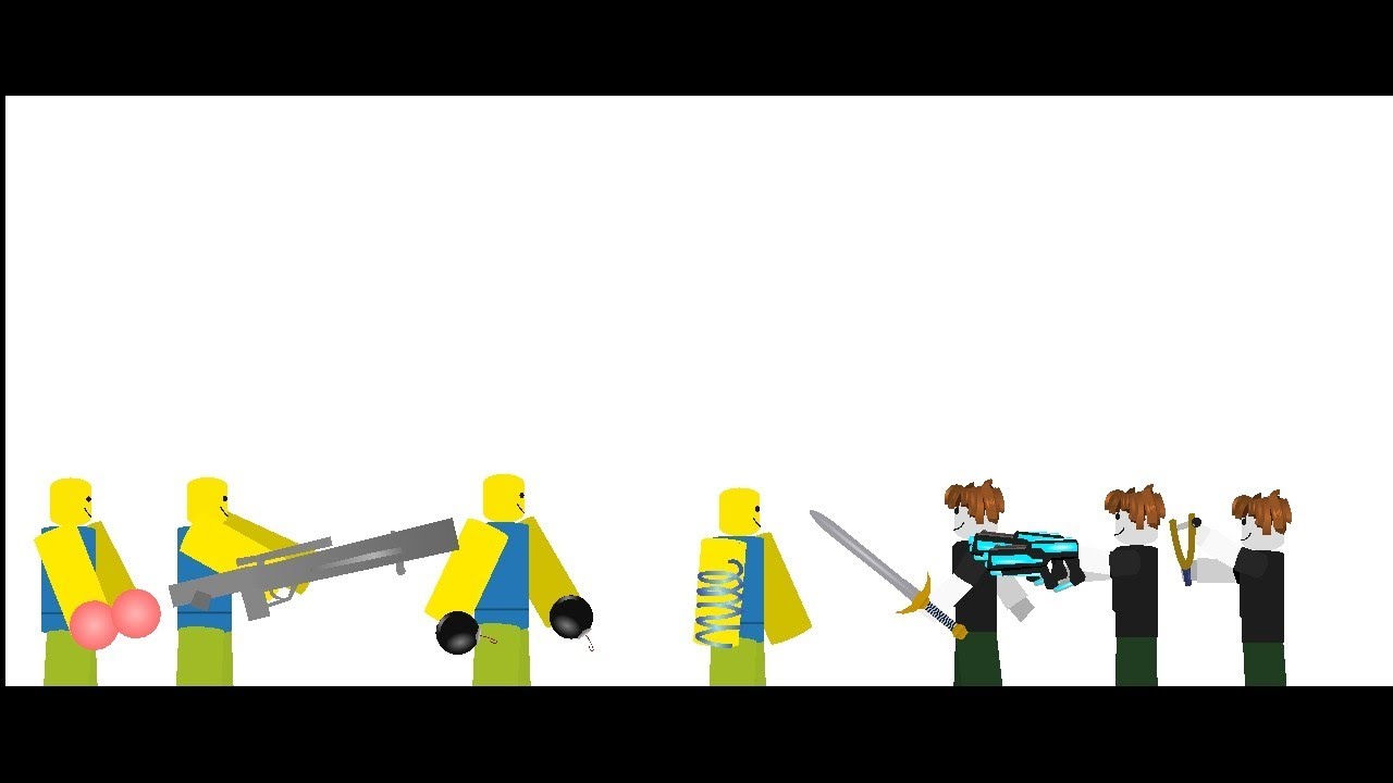 classic Roblox noobs vs Bacon's - YouTube