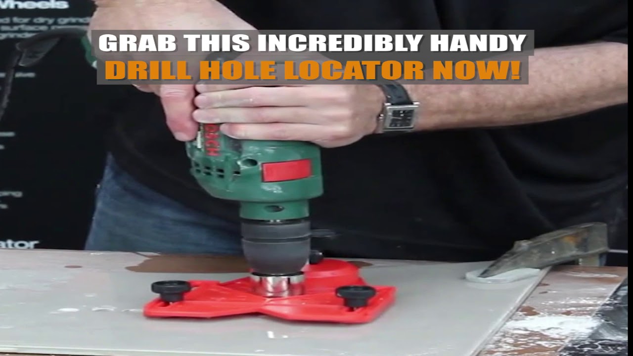 Adjustable Drill Hole Locator - YouTube