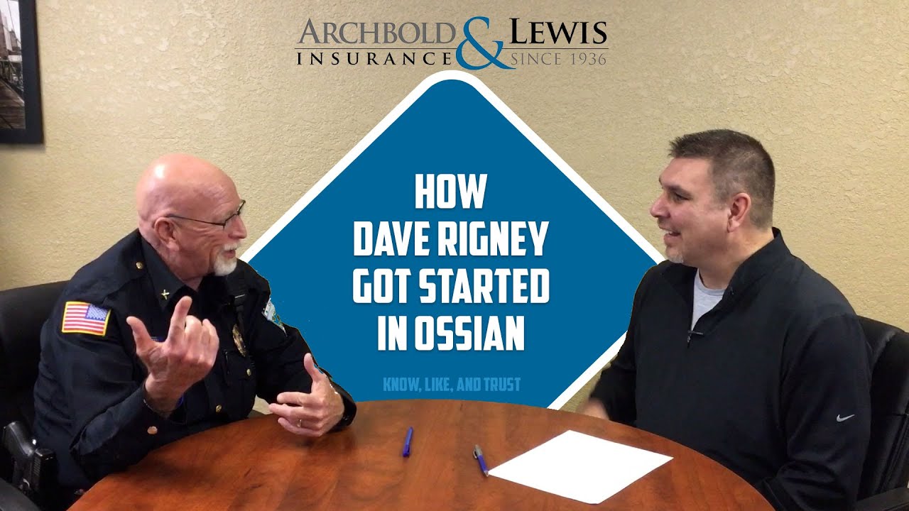 Introducing David Rigney Ossian Police Chief and how he came to be ...