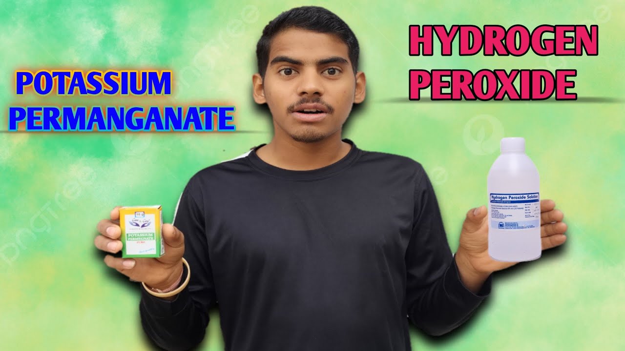 KMnO4 Mixing With Hydrogen Peroxide । H2O2 V'S KMnO4 l ...