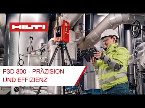 Der neue Hilti P3D 800 Laserscanner - Präzision und Effizienz in der 3D ...
