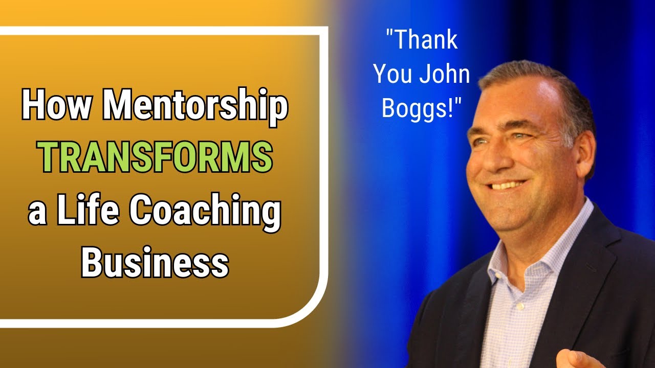 Mentorship Transformed Her Life Coaching Business...Thank You John ...