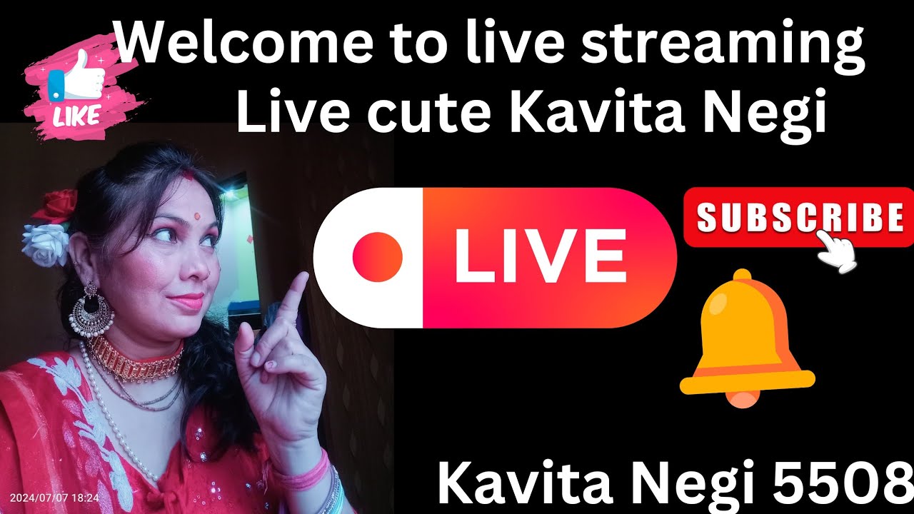Cute Kavita Negi is live! most welcome to my live #livefreepromote # ...