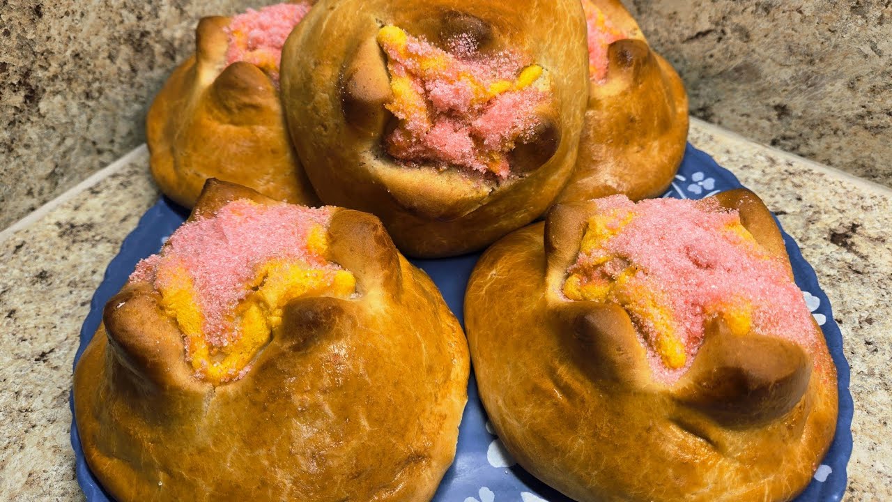 Como hacer volcanes pan sin reposo esponjado - YouTube