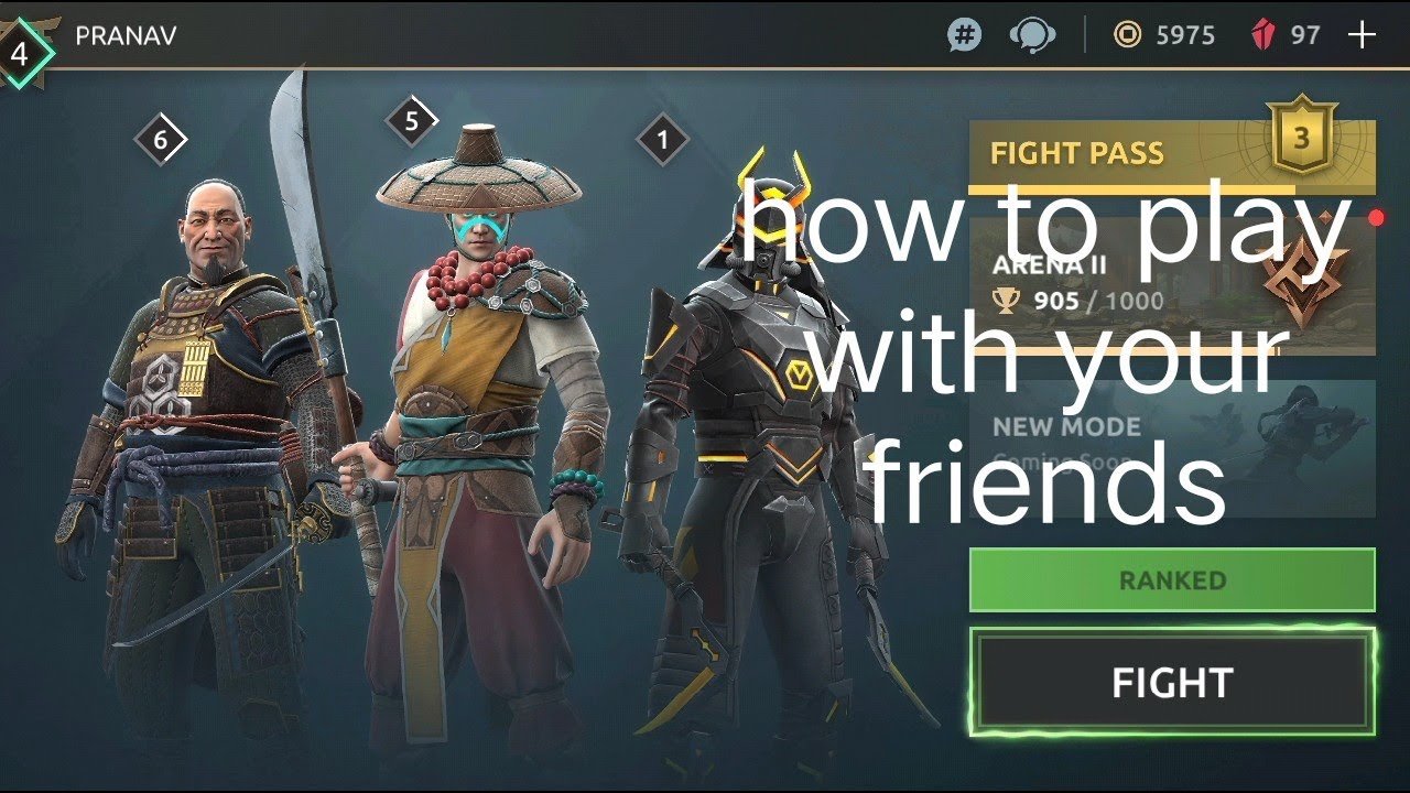 how to play multiplayer in shadow fight 4 - YouTube