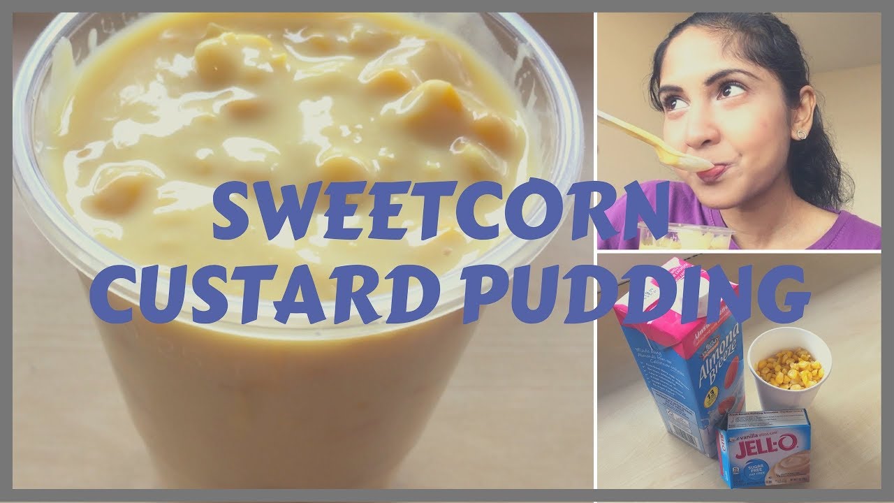 💕EASY MALAYSIAN SWEETCORN CUSTARD PUDDING | VEGAN DESSERTS - YouTube