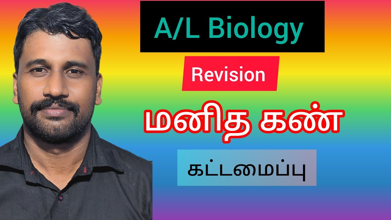 மனித கண் A/L Biology Revision Tamil Medium Human Eye - YouTube
