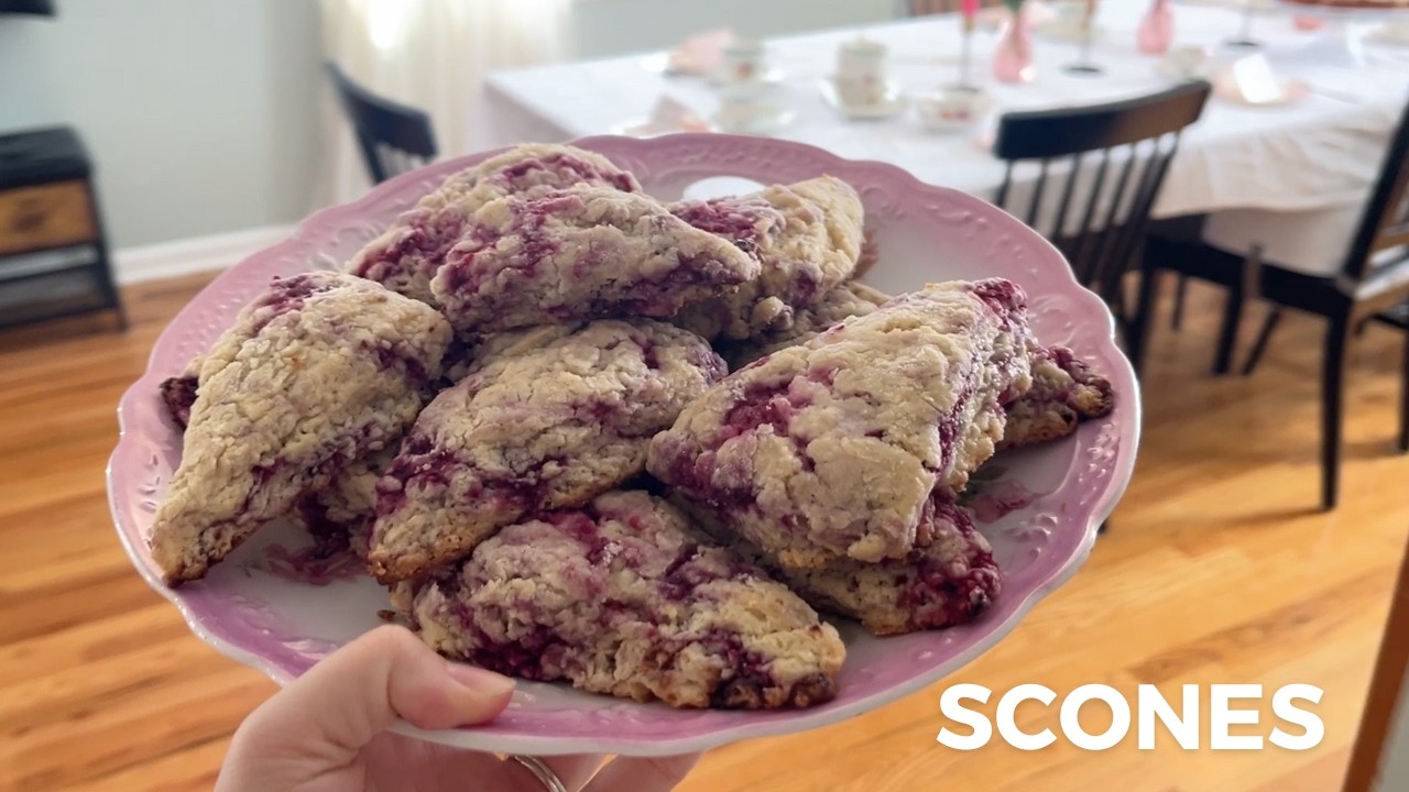 Delicious scones recipe that is easy to make ♡ Bake with me before my ...