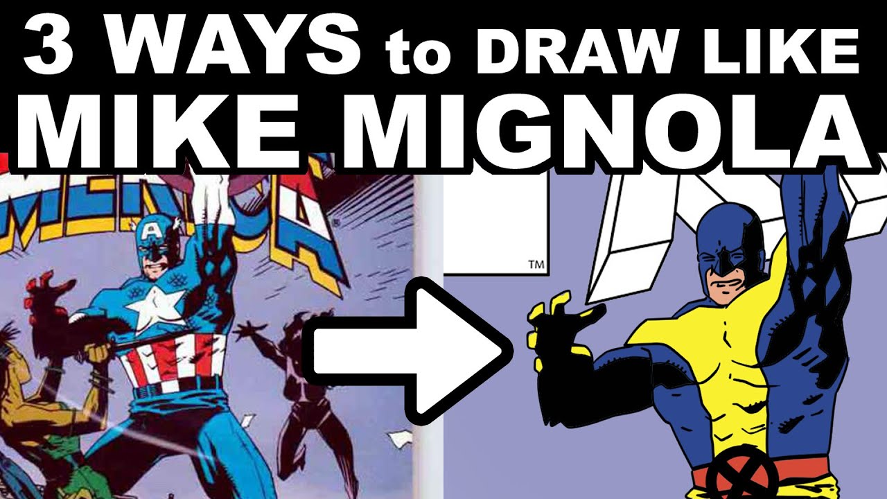 3 WAYS to Draw Like MIKE MIGNOLA - YouTube