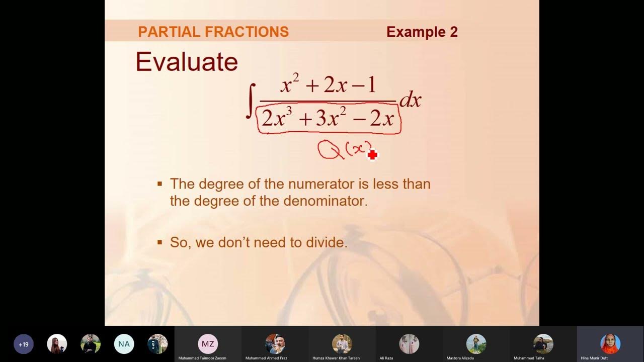Method of Partial Fractions (Part I) - YouTube