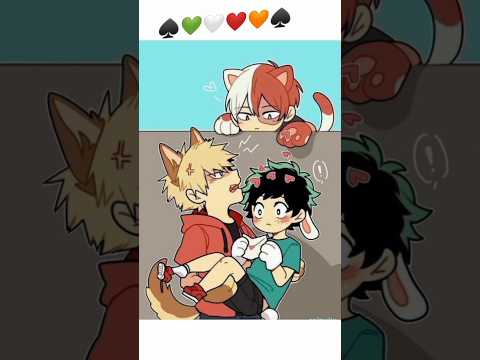 ♠️🧡❤️🤍💚 #mha #tododeku #tdbkdk  #myheroacdemia #deku  #bokunoheroacademy #bakudeku #bakugou ♠️
