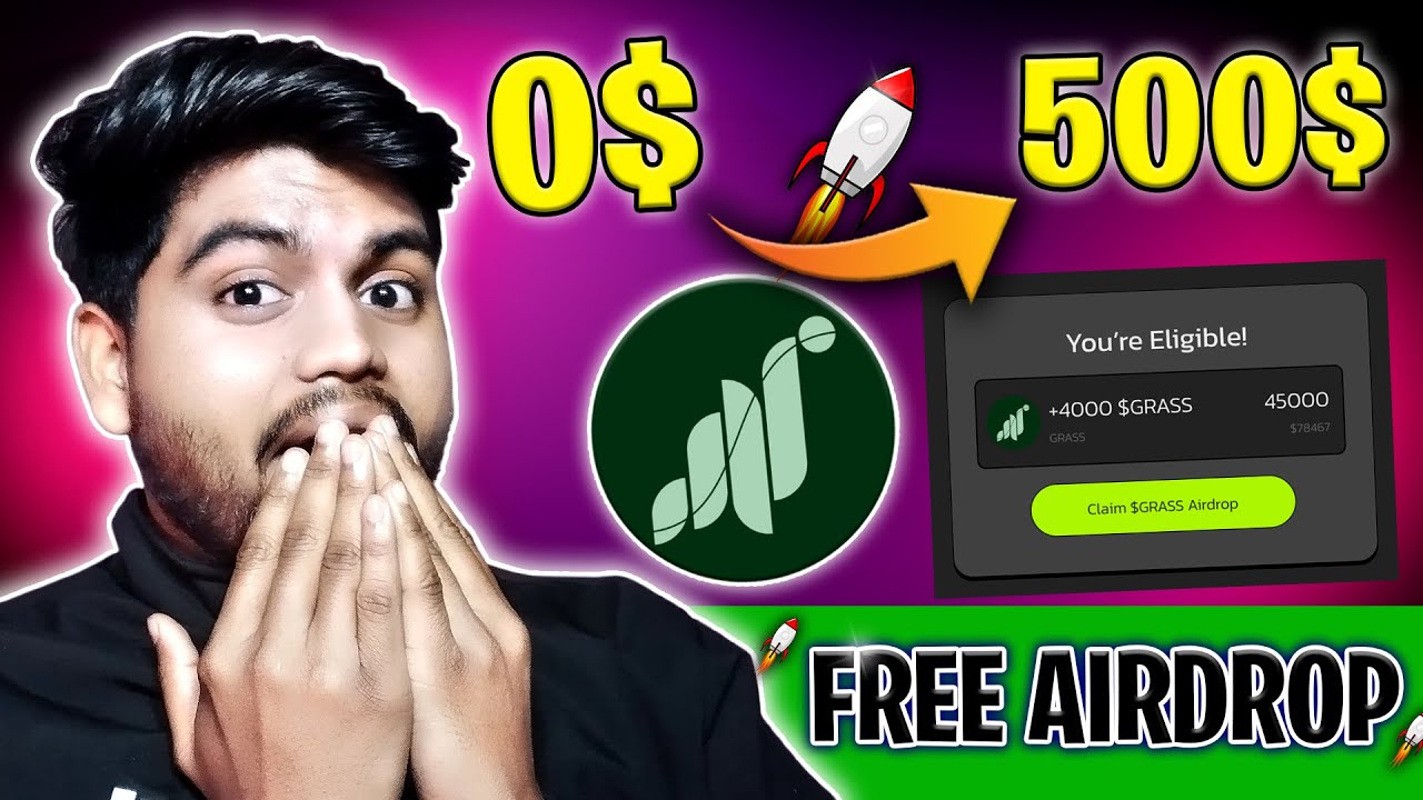Grass Airdrop Tutorial - Grass Mining Airdrop 🔥🚀- Free Crypto Airdrop ...