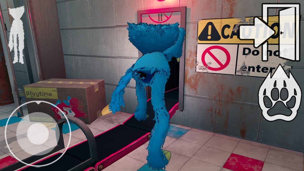 Funny Moments in Poppy Playtime Experiments with Huggy Wuggy - YouTube