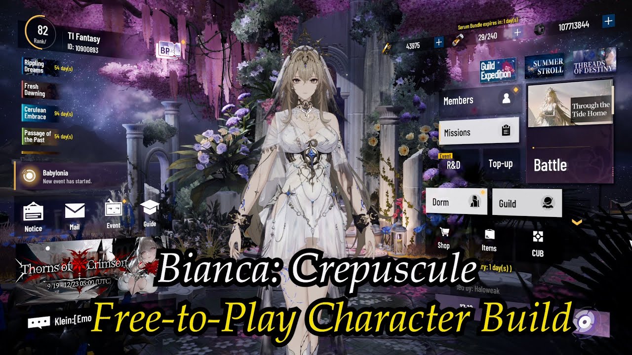Bianca: Crepuscule Free-to-Play Character Build - YouTube