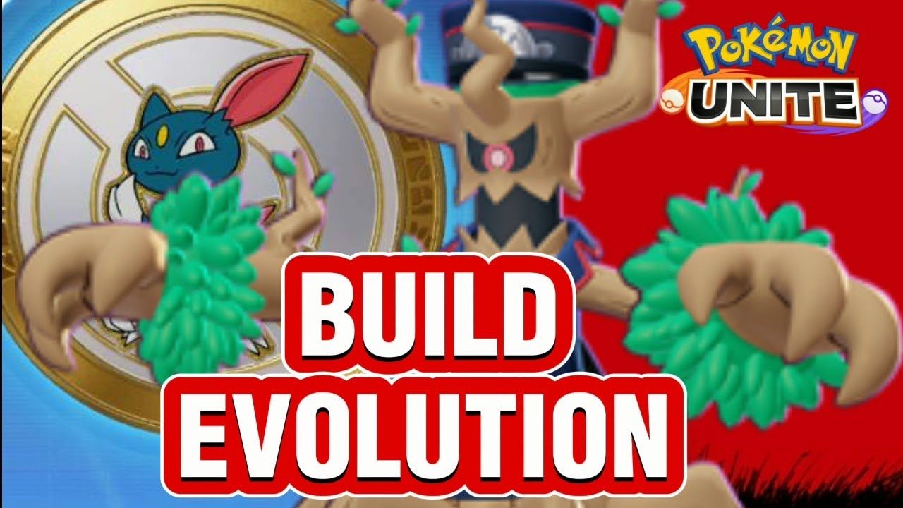 BUILD AND EVOLUTION OF TREVENANT FOR TOURNAMENT | POKEMON UNITE - YouTube
