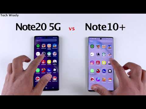 SAMSUNG Note20 5G vs Note 10+ | SPEED TEST