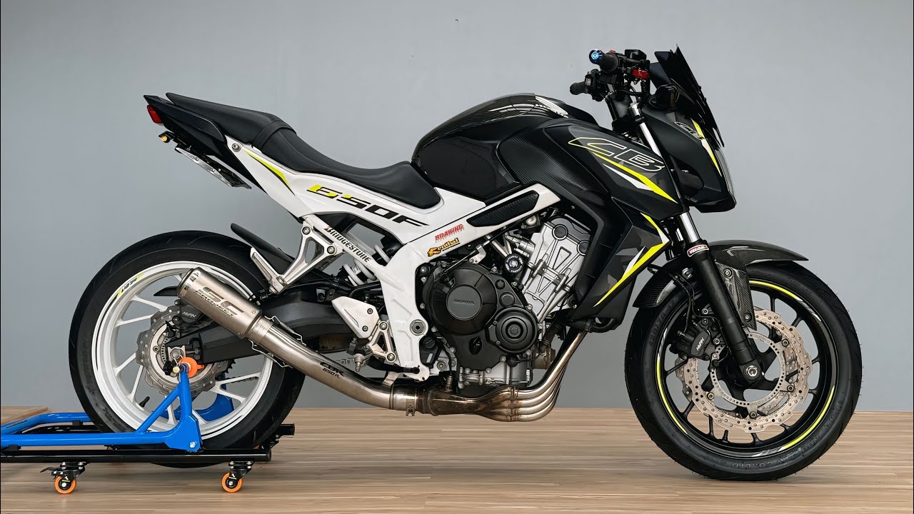 #ขาย CB650F ปีคศ2016 โครงขาวลิมิเต็ด ท่อScลั่นๆ ครอบถัง คาร์บอนครบ ยาง ...