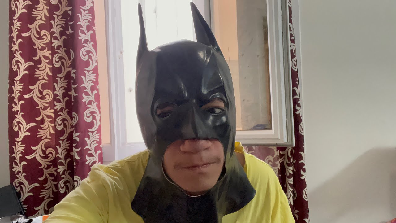 Batman cosplay mask dark knight Christopher Nolan review and unboxing ...