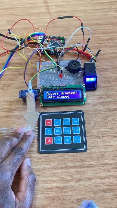 DIY Safe using Arduino Mega 2560 Pro Mini using Fingerprint Scanner and Keypad #safe #arduino ...