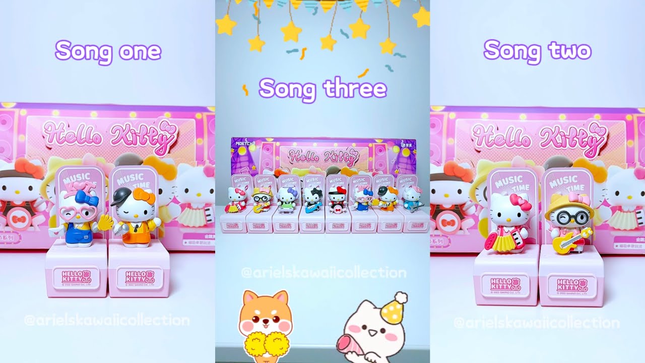 ASMR Unboxing Hello Kitty Music Festival Series Music Box: Meet the DJ ...