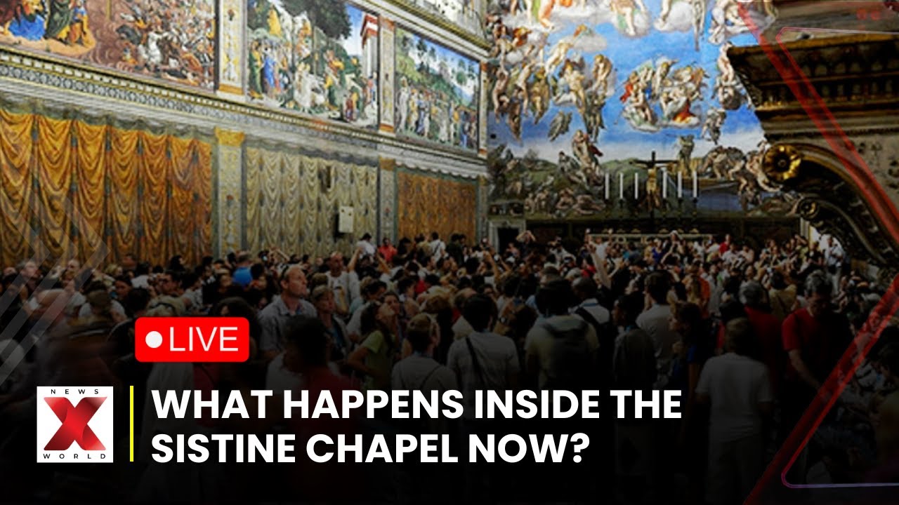 Papal Conclave Live | Sistine Chapel Welcomes Cardinals for Pope ...