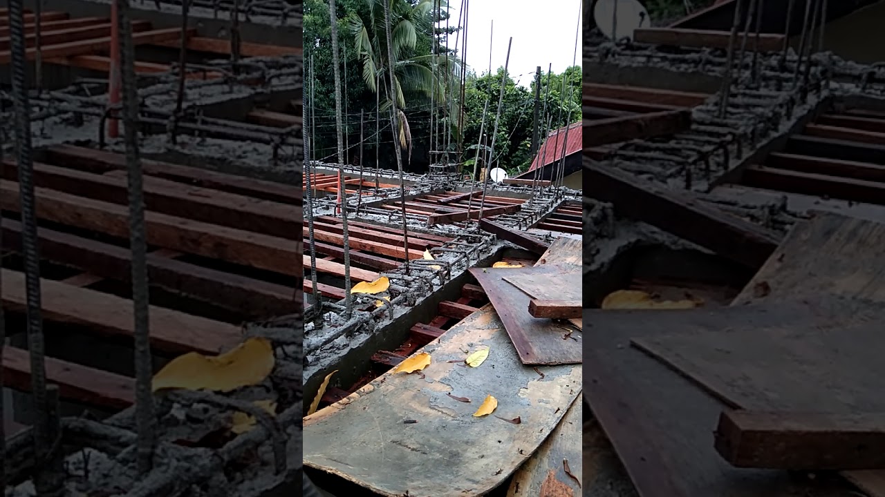 Slab Coco lumber formwork - YouTube