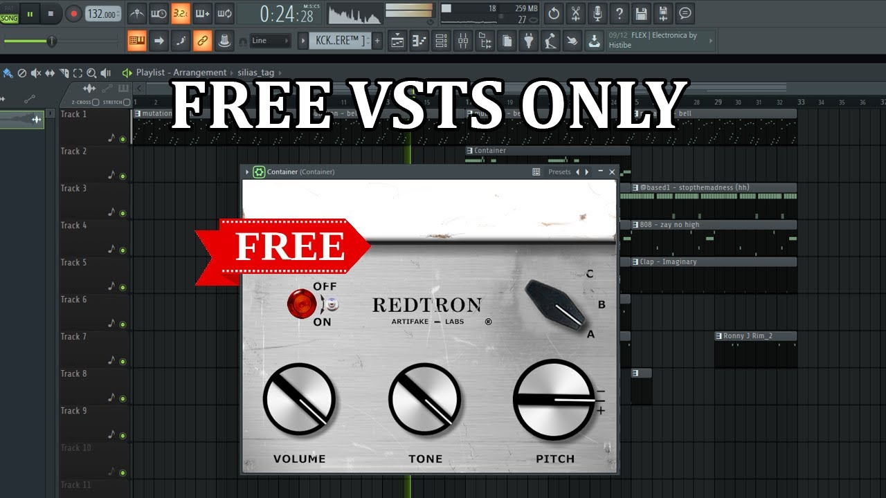 Using ONLY FREE VSTS and ONE SHOTS to make a beat in 7 minutes! (FL ...