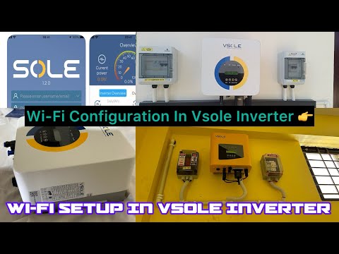 Step-by-Step: Setting Up Vsole Sole Smart WIFI Configuration🚀|| Vsole On-Grid Inverter