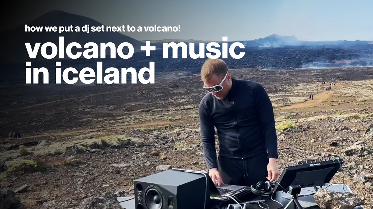 We put a DJ next to a Volcano! 2023 - YouTube