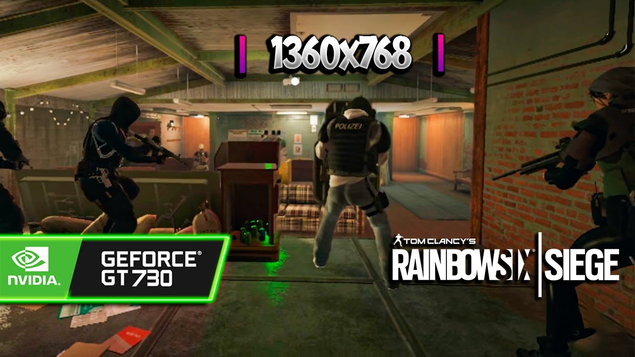 Rainbow Six Siege ( Benchmark) | GT 730 + I7 870 - YouTube