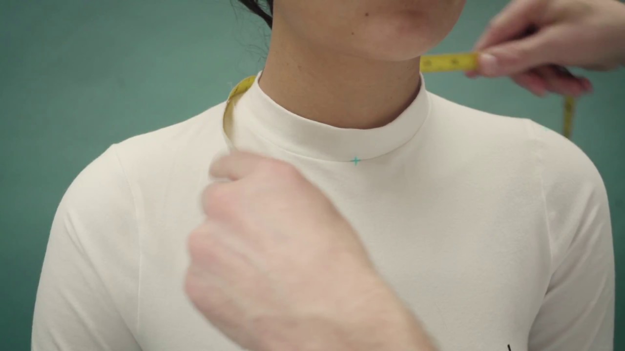Neck measurement - Women - YouTube
