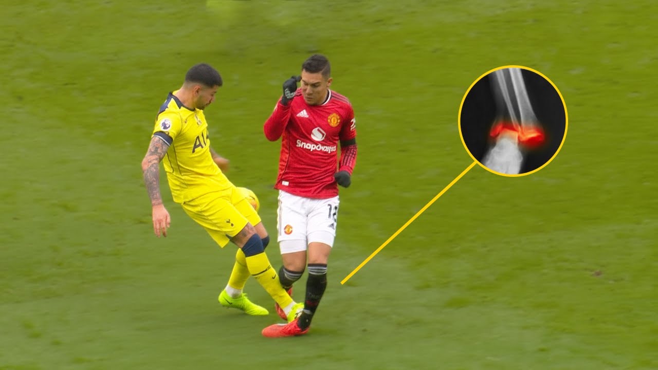 Dirty & Brutal Fouls in Football - YouTube