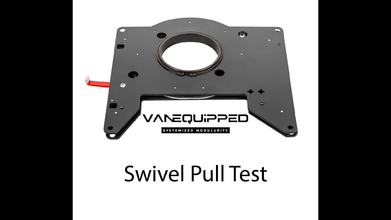 VanEquipped Safe Swivel Pull Test - YouTube