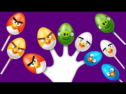 The Finger Family Song | Angry Birds Finger Family | Nursery Rhymes ...