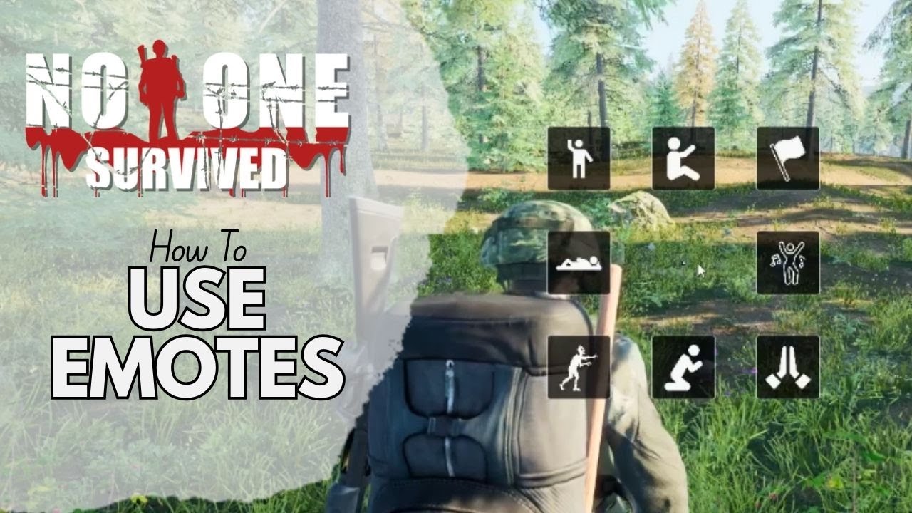 How to get use Emotes in No One Survived - YouTube
