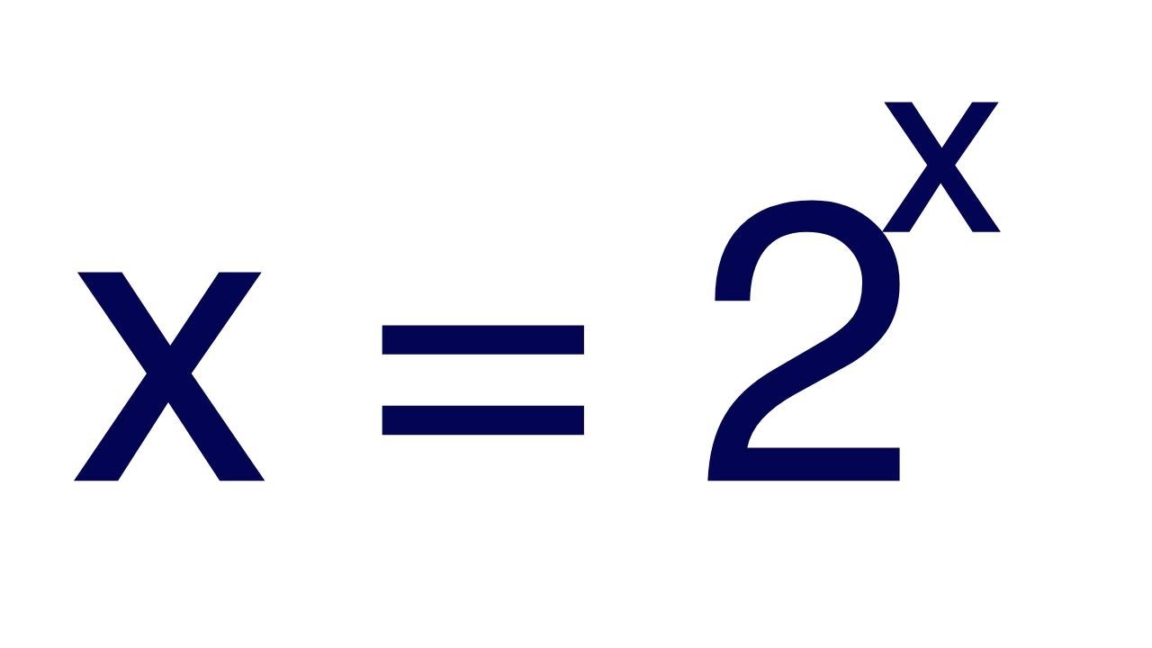 Algeria | Math Olympiad Problem | Applying Lambert Wn Function. - YouTube