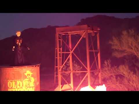 Hollywood Horror Train Ride Nightfall Old Tucson 2010 - YouTube