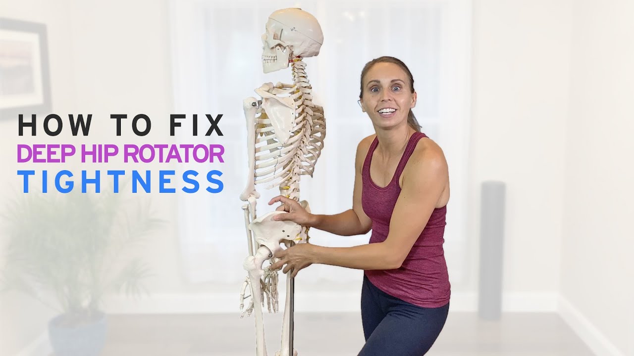 Fix Deep Hip Rotator Tightness - YouTube